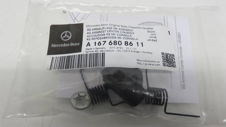 A1676808611 1676808611 W167 GLE Reparatie set middenconsole armleuning ...